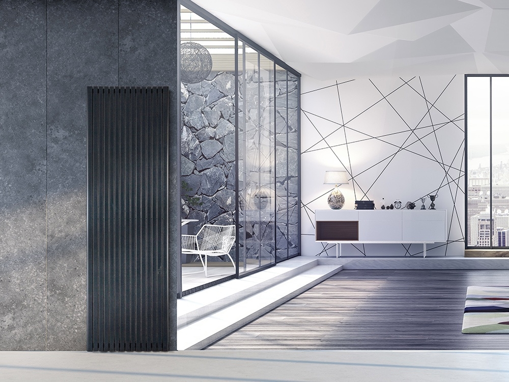 White & Anthracite Steel Radiators